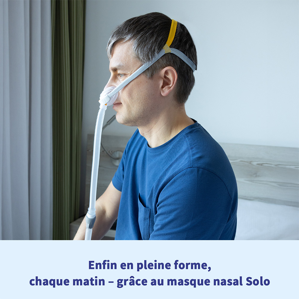 Masque PPC nasal AutoFit F&P Solo, 3 coussins de masque (S/M/L)