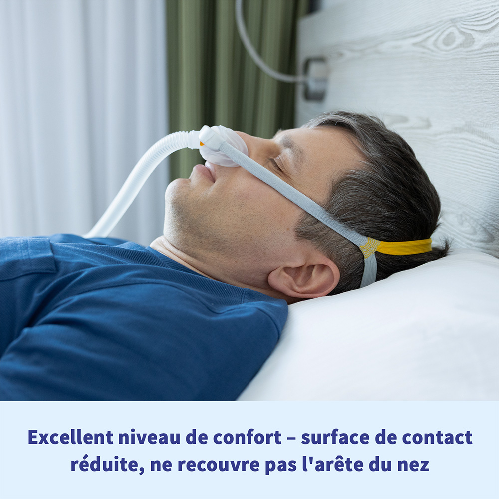 Masque PPC nasal AutoFit F&P Solo, 3 coussins de masque (S/M/L)